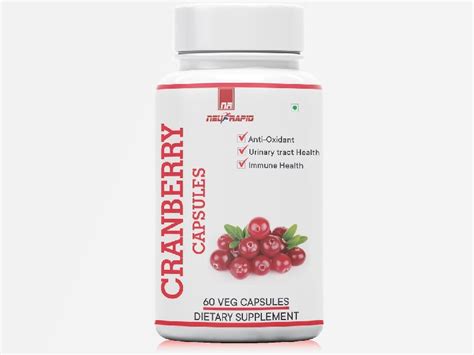 Cranberry Capsules 500 Mg 60 Veg Capsules At Rs 699 In Hyderabad Id