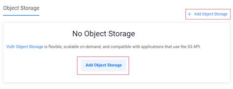 How To Provision Vultr Object Storage Subscription Vultr Docs