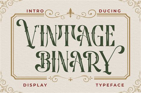 Vintage Binary Font Free Download For Web