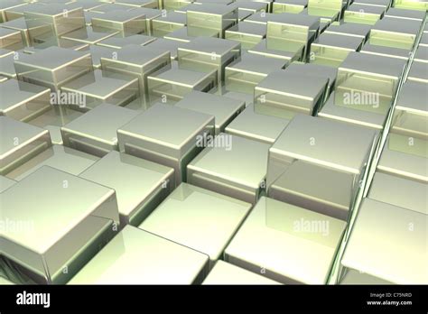 Illustration Of A Abstract Cubes Stock Photo Alamy