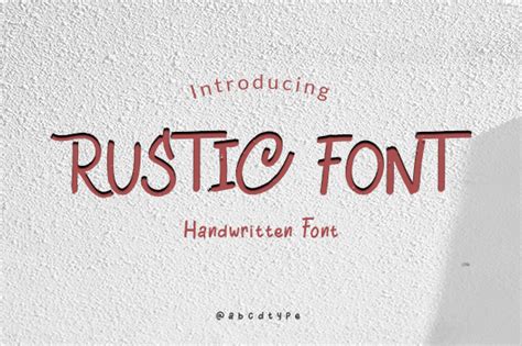 Rustic Font Font Canyon