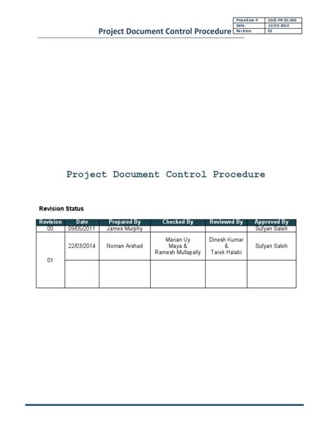Document Controller Procedure1 Pdf Quality Management System