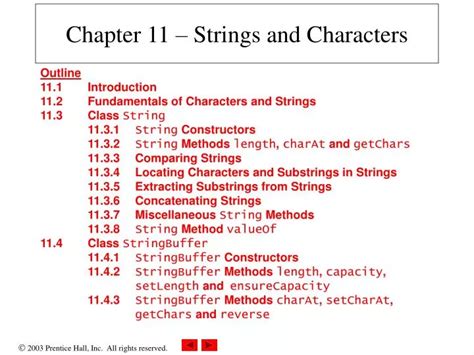 PPT Chapter 11 Strings And Characters PowerPoint Presentation Free Download ID 995475