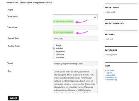 Wordpress Registration Form Required Fields Complete Guide