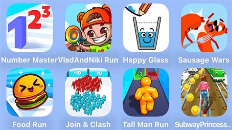 Number Mastervlad And Niki Runhappy Glasssausage Warsfood Runjoin And Clashtall Man Run