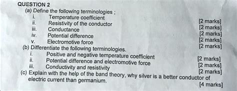 solved question 2 a define the following terminologies temperature