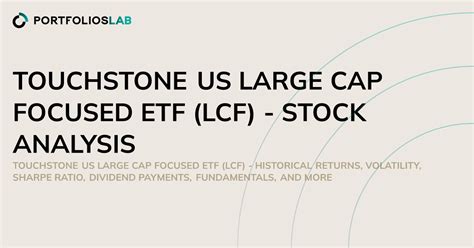 Touchstone Us Large Cap Focused Etf Lcf Stock Analysis Portfolioslab