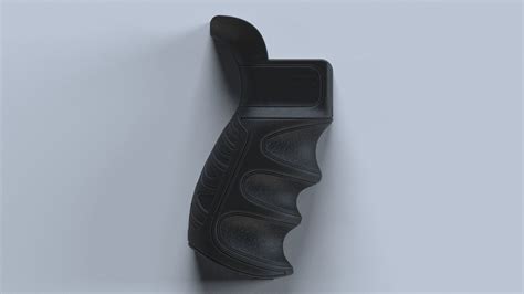 Pistol Grip Ar 15 High Poly 3d Model Cgtrader