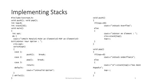 Data Structures Lecture 5 Stack Ppt