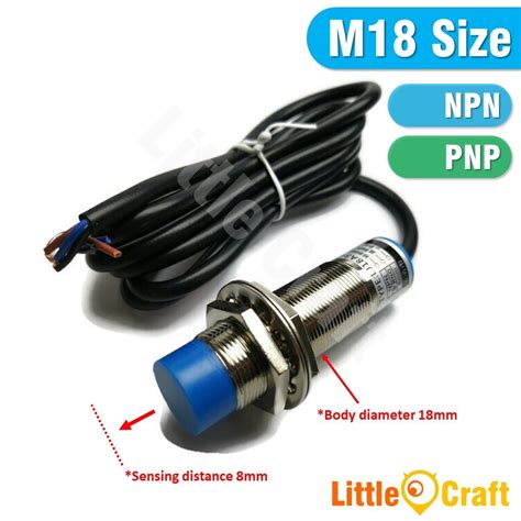Inductive Proximity Sensor Switch Npn Pnp Dc 6 36v 300ma 1mm 8mm Lazada