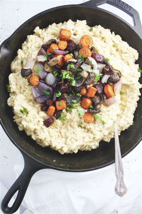 Date Night Roasted Vegetable Risotto