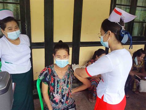 ကျောက်ဖြူမြို့တွင် အကြောင်းအမျိုးမျိုးကြောင့် ကိုဗစ် ၁၉ ရောဂါကာကွယ