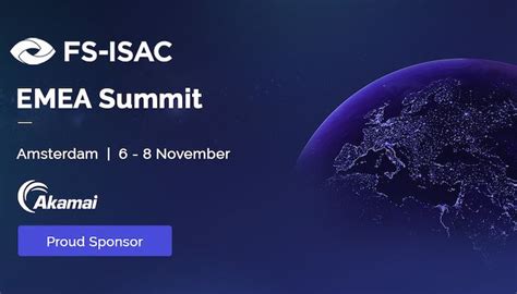 Saket More On Linkedin Fsisac Emea Summit Amsterdam November 6 7