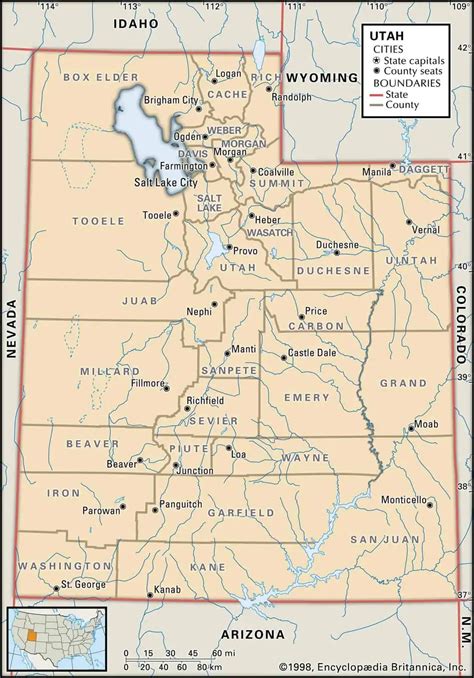 Utah County Maps Interactive History And Complete List