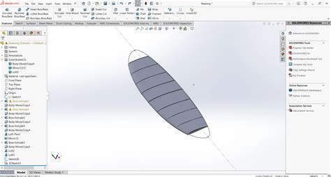 Please Help Me Design Elliptical Wing Tip R Solidworks