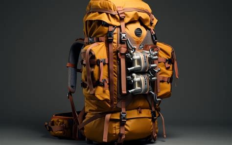 Premium Photo Futuristic Tech Backpack