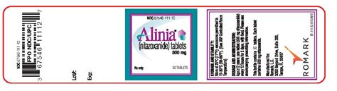 Pill Identifier Alinia Size Shape Imprints And Color