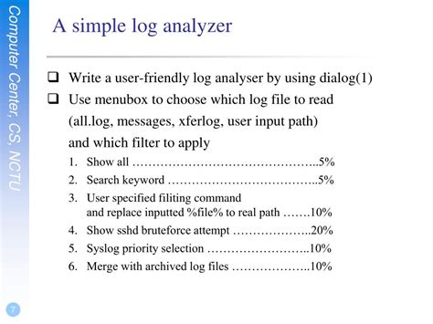 Ppt System Administration Hw2 Shell Script Powerpoint Presentation