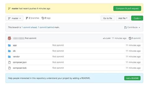 Master Is 1 Commit Ahead 1 Commit Behind Main How To Fix Rgithub