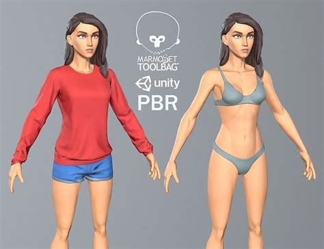female game character models