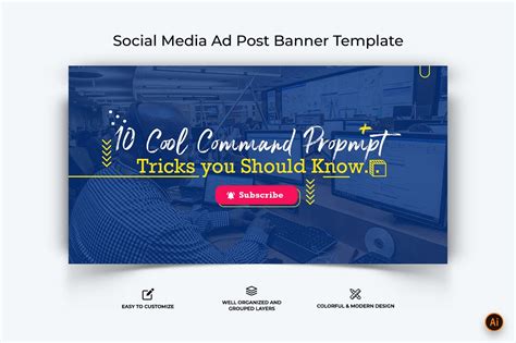 Computer Hacking Tricks Facebook Ad Post Graphic By 3djagan · Creative Fabrica