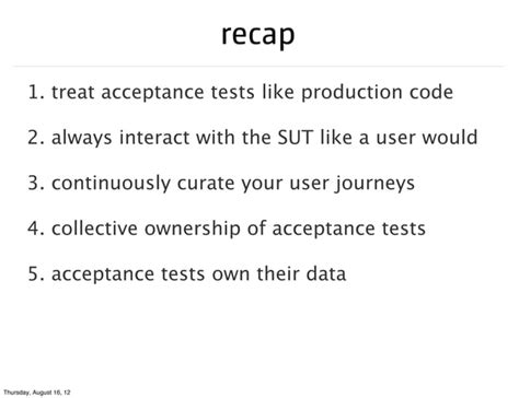Creating Maintainable Automated Acceptance Tests Ppt