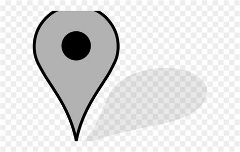 Download Pointer Clipart Google Map Google Maps Pointer Icon Gray Png Download 1109888