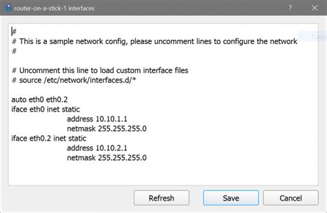 Router Configuration Router Configuration