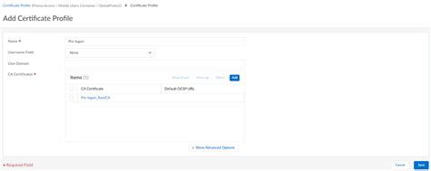 Globalprotect Pre Logon