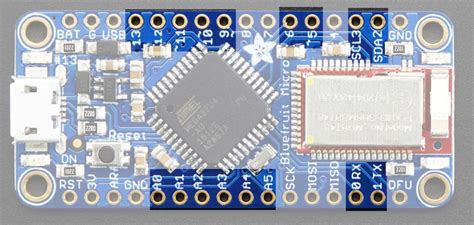 Pinouts Introducing Bluefruit Le Micro Adafruit Learning System