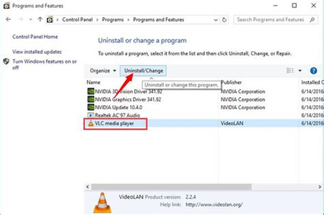 Uninstall And Reinstall Windows Media Player On Windows
