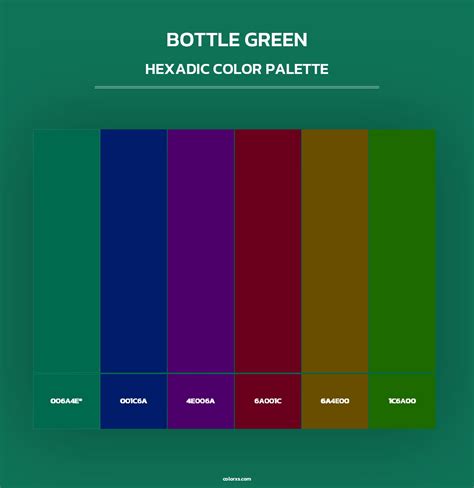 Bottle Green Color Palettes