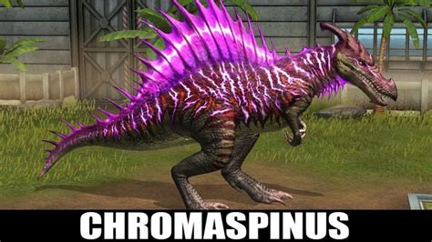 Chromaspinus Max Level 40 227s Youtube Chili Jurassicworlddominion
