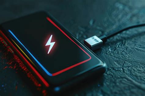 Smartphone Battery Safety With Usb Type C Cable Premium Ai Generated Image