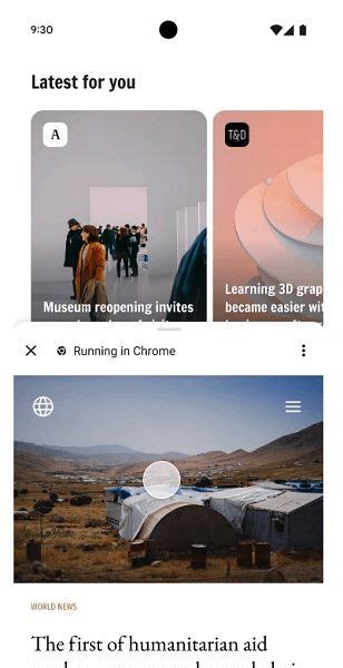 chrome partial custom tabs on android refines user experience to