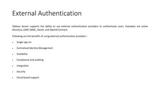 Tableau Security Model Pptx Cloud Computing Internet