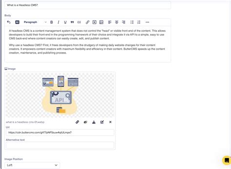 Create Two Column Sections Using Components Knowledge Base ButterCMS