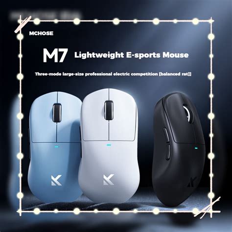 Jual Mchose M7 Pro Ultra Wireless Gaming Mouse With 3 Mode Paw3395
