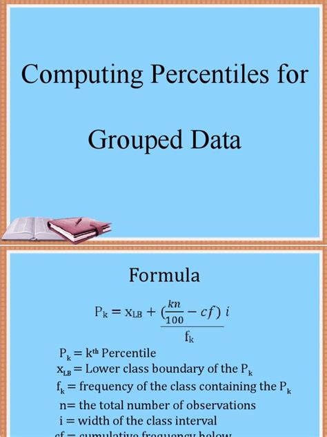 percentiles for grouped data pdf sampling statistics