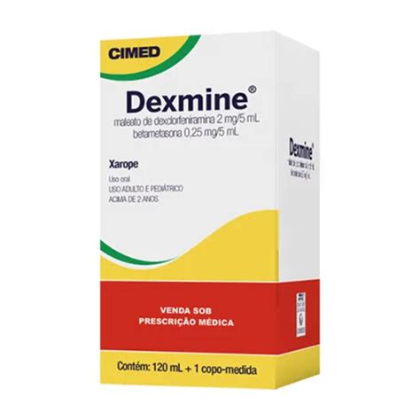 Dexmine Xarope 120ml Cimed Industria De M