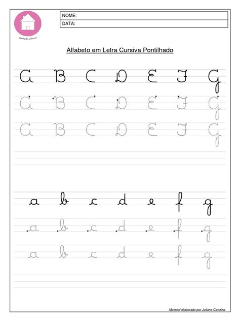 alfabeto cursiva tutorial pdf