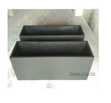 Fiberglass Rectangular Planter 玻璃纖維長方形種植箱10 Greenituphk
