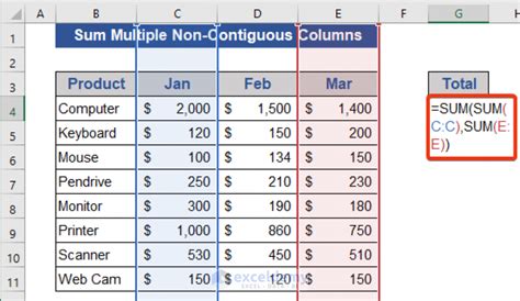 Sum To End Of A Column In Excel 8 Handy Methods ExcelDemy