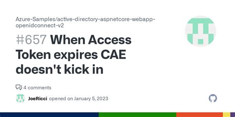 When Access Token Expires CAE Doesn T Kick In Issue 657 Azure