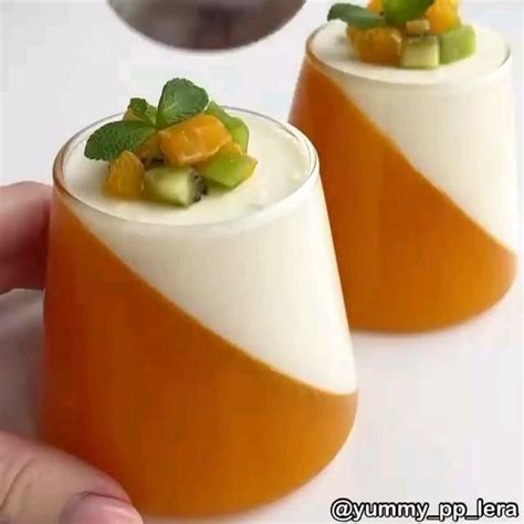 мандариновая панакота лучший кулинарный канал по ссылке в шапке профиля в 2024 г Диетические