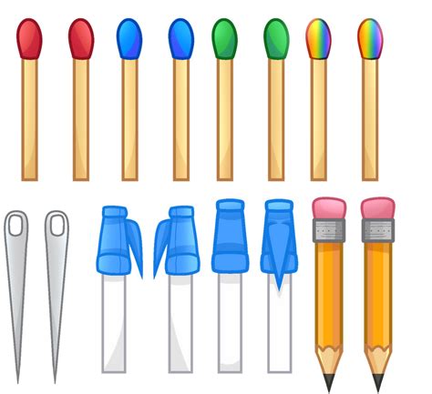 Match Needle Pen Pencil Asset By Ellieinkling4973 On Deviantart