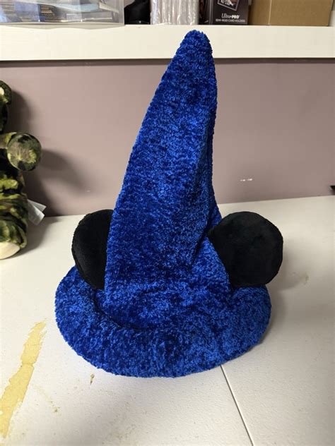 Disney Parks Mickey Mouse Blue Fantasia Sorcerers Wizard Hat W Ears