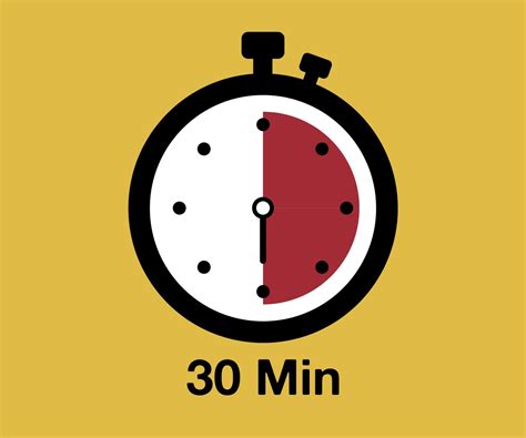 30 Timer Sign Icon 30 Minutes Stopwatch Symbol 41137435 Vector Art At Vecteezy
