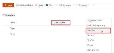 sharepoint online location column enjoy sharepoint