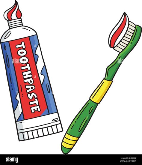 How To Draw A Toothbrush And Toothpaste Step By Step